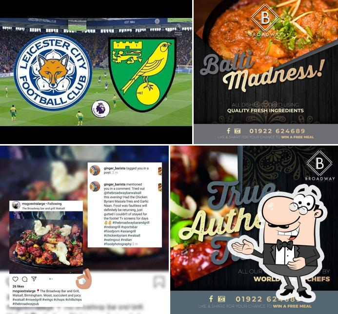 The Broadway Bar & Grill, Walsall - Restaurant menu, prices and reviews