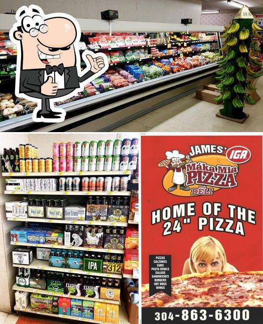 James IGA / Maka Mia Pizza Washington WV - Restaurant menu, prices and ...