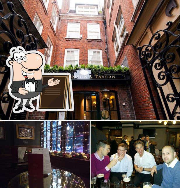 Williamson's Tavern, London - Restaurant menu, prices and reviews