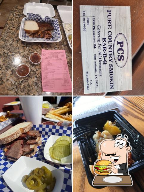Pure Country Smokin' Barbecue Restaraunt, San Antonio - Restaurant menu ...