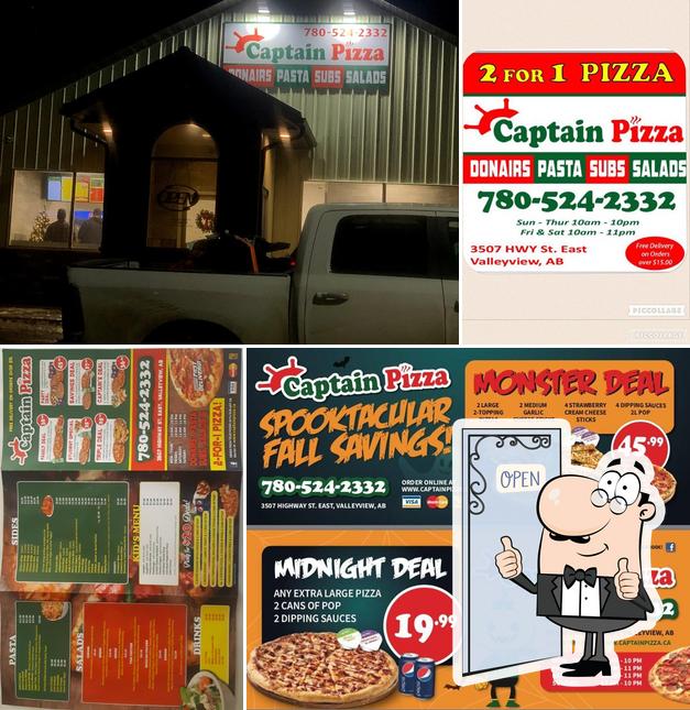 Captain Pizza, Valleyview - Restaurant menu, prices and reviews