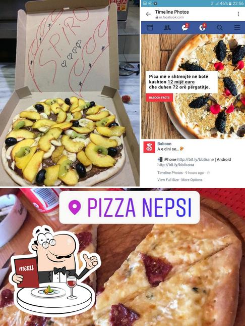 Pizza Nepsi - Sarandë ( Hallall ) restaurant, Sarandë - Restaurant menu ...