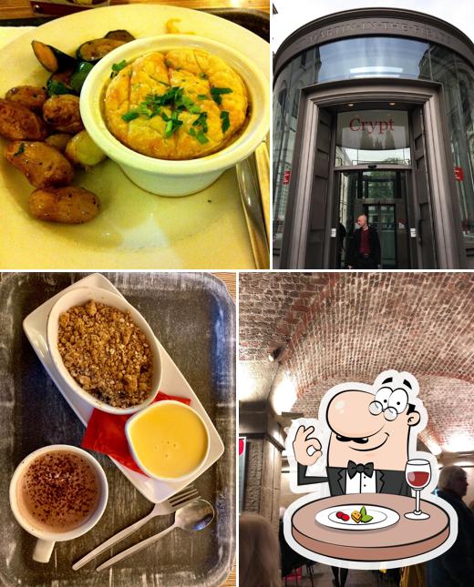 Café in the Crypt, Trafalgar Sq in London - Restaurant menu and reviews