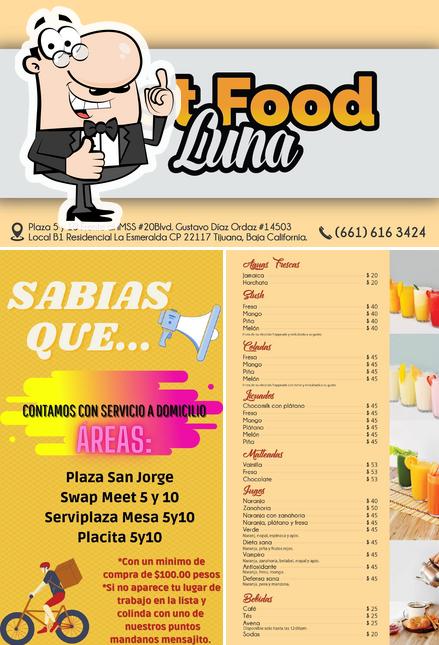 Fast Food Luna, Tijuana - Restaurant menu, prices and reviews