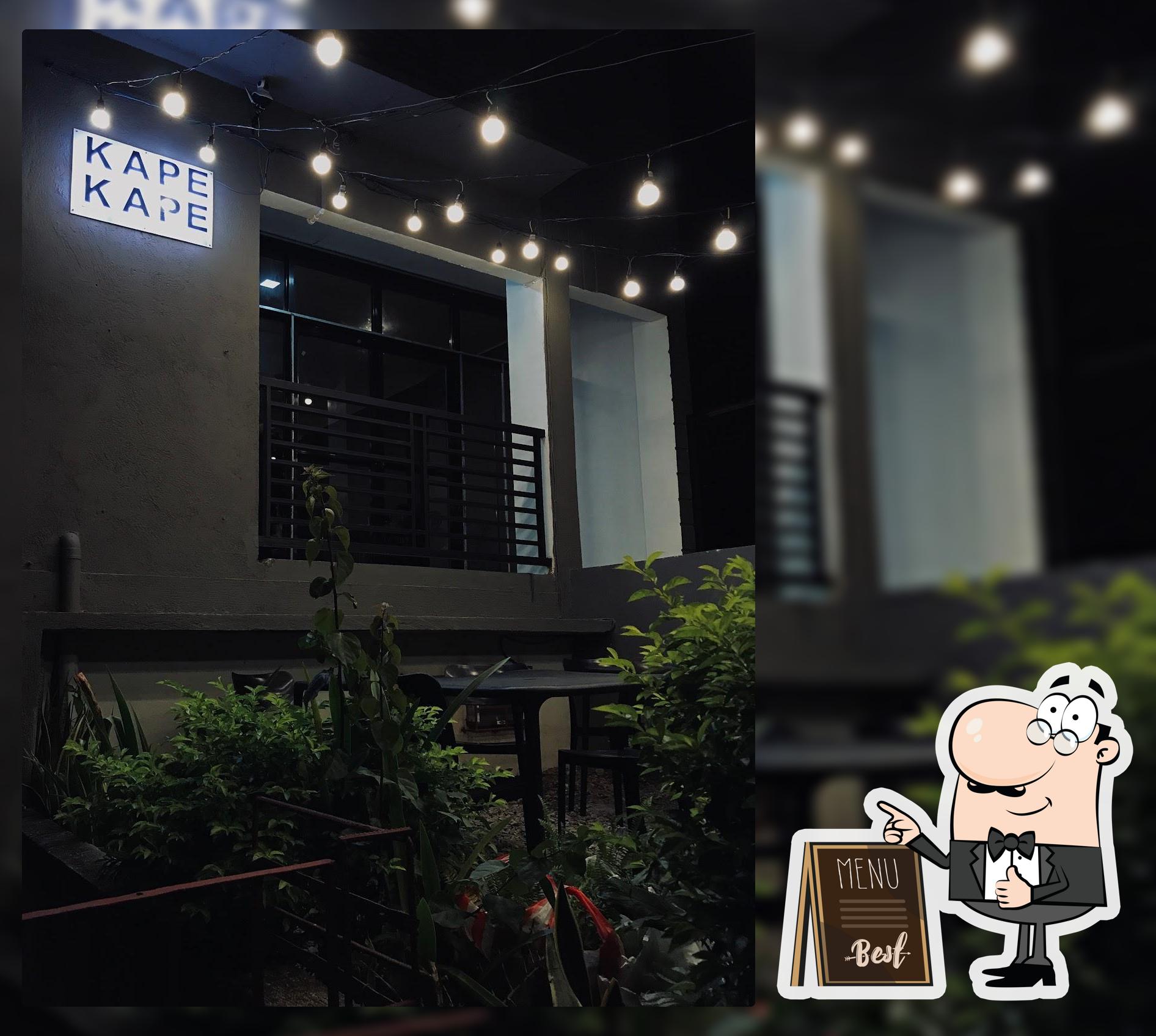 Kape Kape Cafe, Dasmariñas - Restaurant menu, prices and reviews