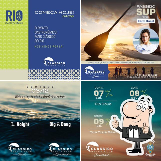 Clássico Beach Club - DownWind., Rio de Janeiro - Menu do restaurante e ...