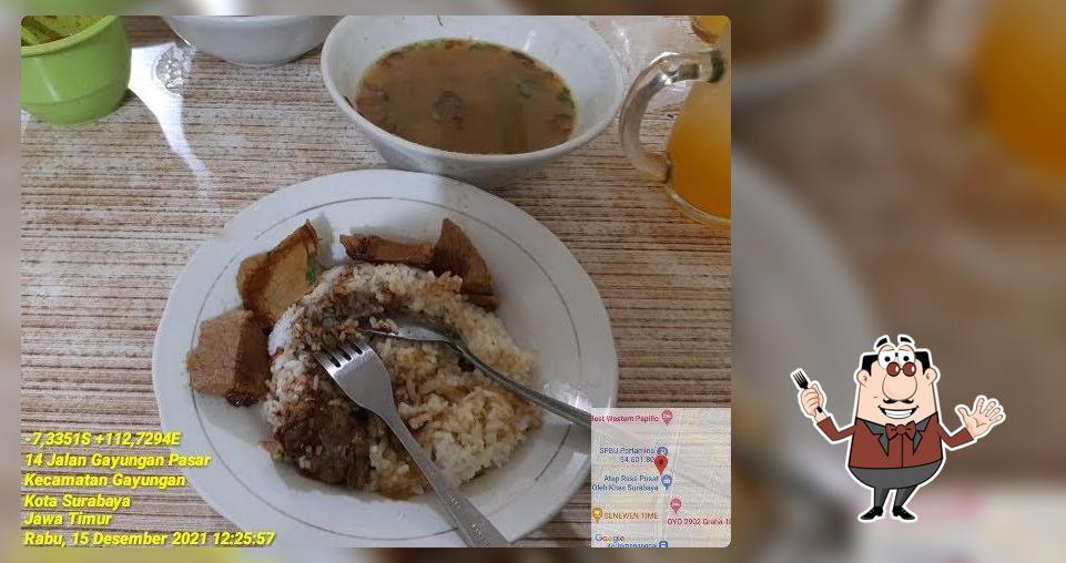 Soto Daging Wawan restaurant, Surabaya, Jl. Rungkut Industri Raya No.4 ...
