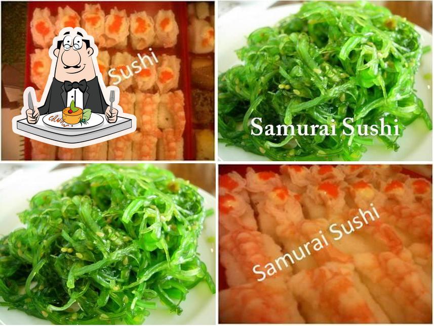 Restaurante Samurai Sushi วัตถุดิบซูชิ วัตถุดิบอาหารญี่ปุ่น ยำสาหร่าย ไข่กุ้ง ปูอัด, Bangkok ...