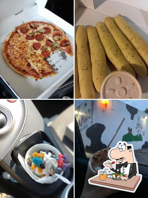 MEGA MOO ICE CREEM & Hunt Brothers Pizza, Marion - Restaurant menu ...
