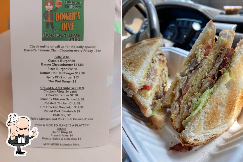 Dingers Dive, Montague - Restaurant menu, prices and reviews