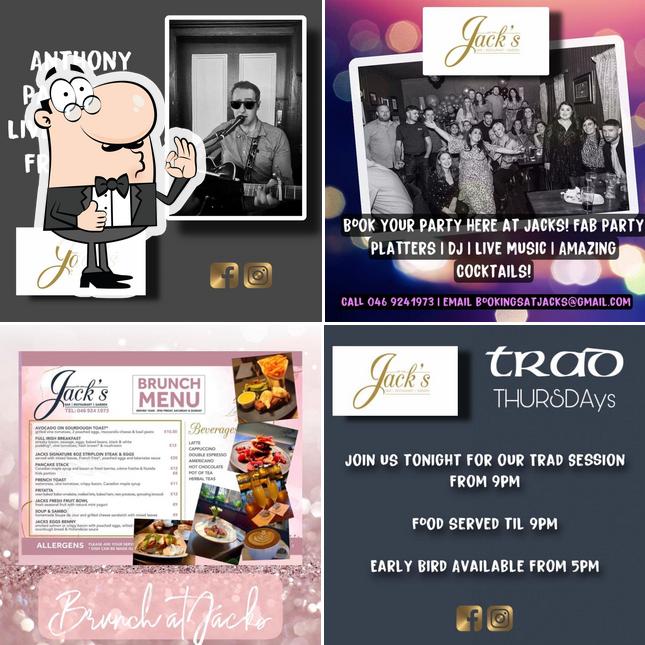 Jacks Bar and Garden, Kells - Restaurant menu, prices and reviews