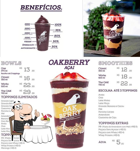 Oakberry Açaí Olegário, Rio de Janeiro - Restaurant menu, prices and ...