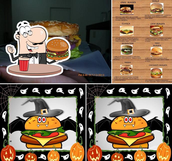 Greg's Burger restaurant, El Tejar