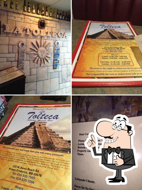 La Tolteca Mexican Restaurant, Prince Frederick - Restaurant menu ...