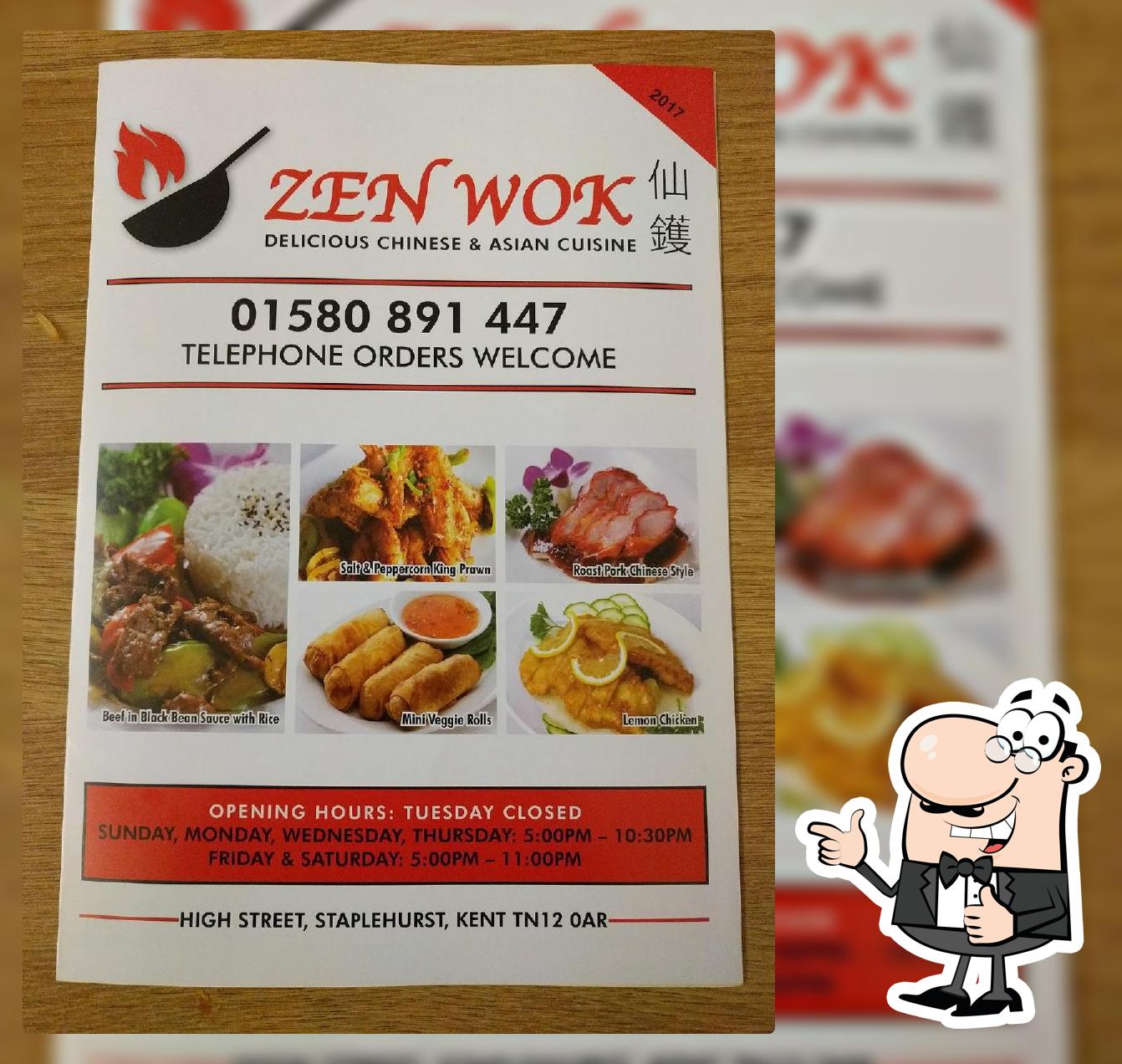 Zen Wok, Staplehurst - Restaurant menu, prices and reviews