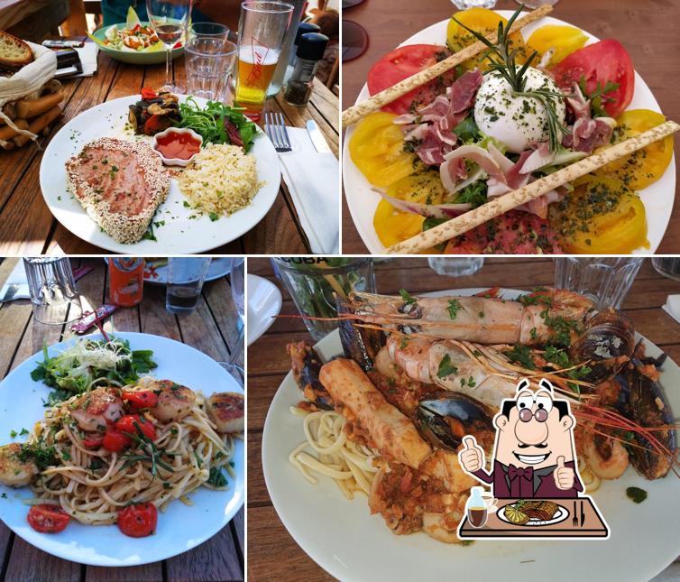 Plage restaurant L'Effet Mer Le Lavandou, Le Lavandou - Menu du ...