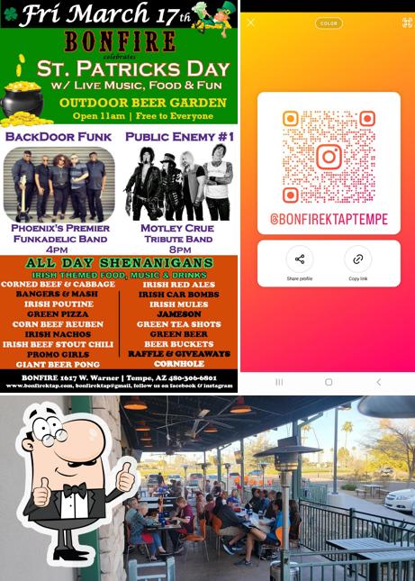 Bonfire Craft Kitchen and Tap House Tempe in Tempe - Restaurant menu ...