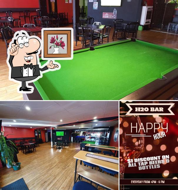 H2O Gaming and Sports Bar, Tauranga - Restaurant menu, prices and reviews