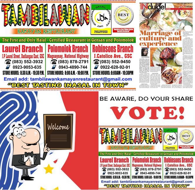Tambilawan Kamayan Restaurant Robinsons, General Santos City