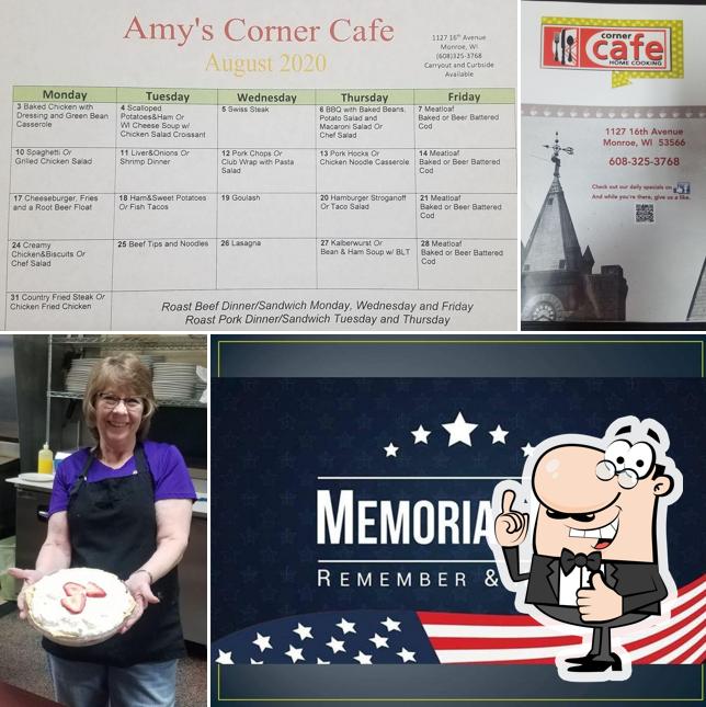 Amy's Corner Cafe, Monroe - Restaurant menu, prices and reviews