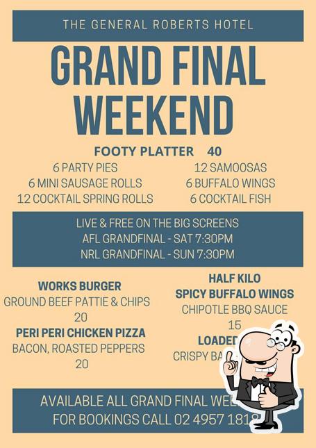 General Roberts Hotel, New Lambton - Restaurant menu, prices and reviews