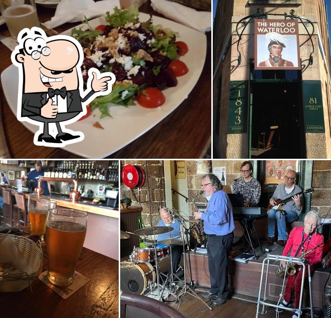 The Hero of Waterloo Hotel in Sydney - Restaurant menu and reviews