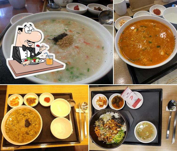 본죽&비빔밥 (bonjuk&bibimbap) restaurant, Seoul, 483-10 마포구 서울특별시 KR ...