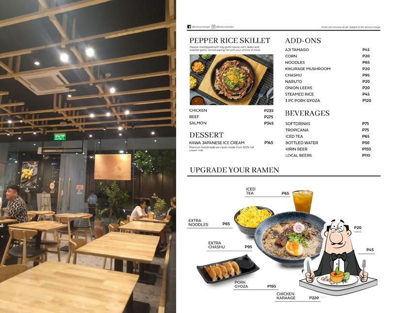Kawa Ramen - Avida Verte BGC, Taguig - Restaurant menu, prices and reviews