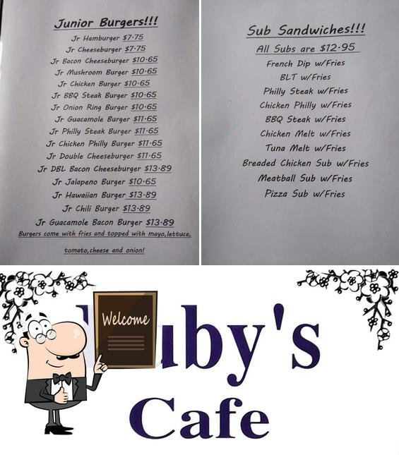 Rubys Cafe, Nikiski - Restaurant menu, prices and reviews