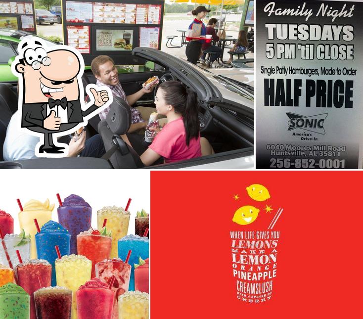 Sonic Drive-In, 6040 Moores Mill Rd in Huntsville - Restaurant menu and ...