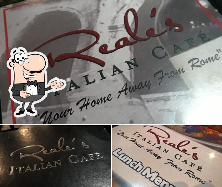 Reale's Italian Cafe, Austin - Restaurant menu, prices and reviews
