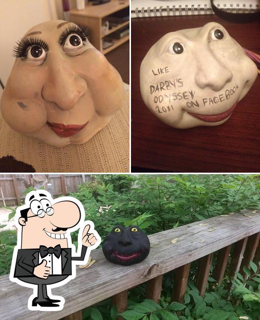 Disembodied botox-injected face of Thomas the Tank Engine 7, Sheffield ...