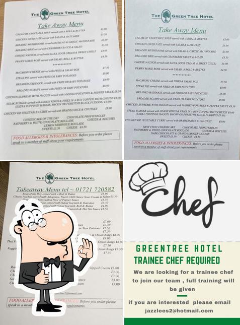 Green Tree Hotel in Peebles - British restaurant menu and reviews