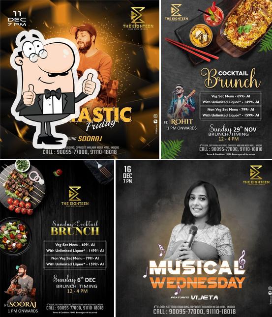 The Eighteen, Indore - Restaurant menu and reviews
