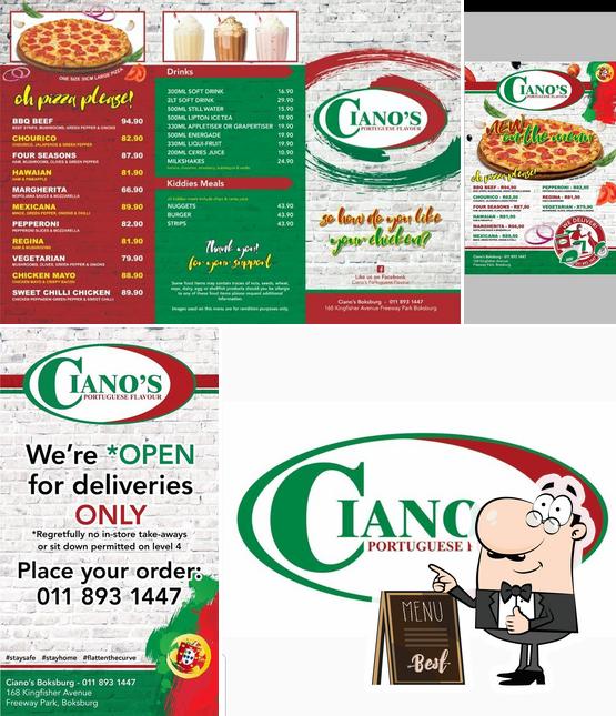 CIANO'S PORTUGUESE FLAVOUR restaurant, Boksburg - Restaurant reviews
