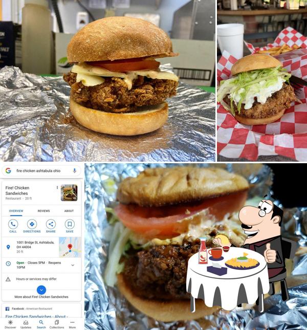 Fire! Chicken Sandwiches, Ashtabula - Restaurant menu, prices and reviews