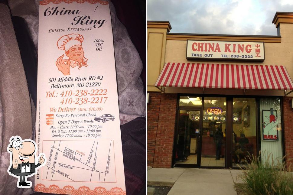 China King, Middle River - Restaurant menu, prices and reviews