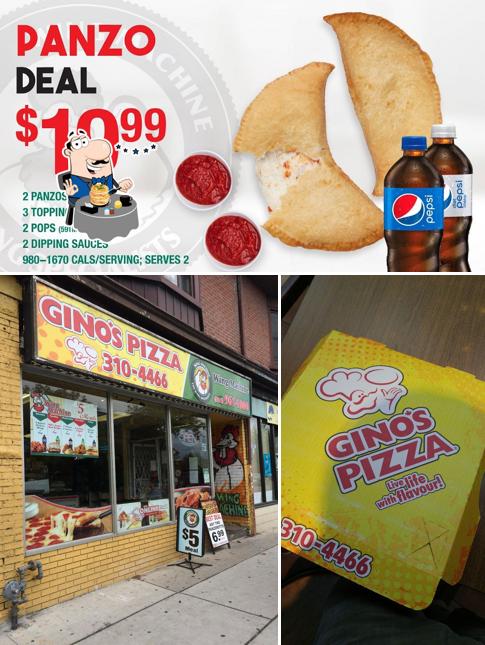 Wing machine & Ginos Pizza, Toronto, Dufferin - Restaurant menu, prices ...