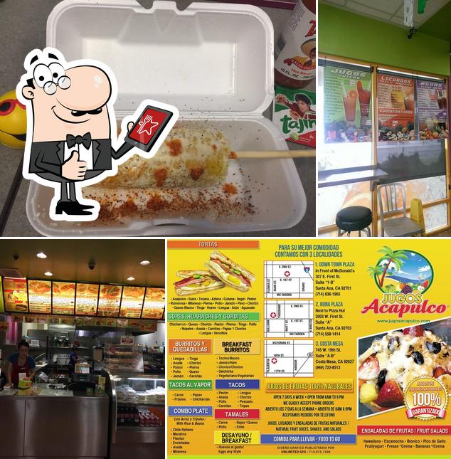 Jugos Acapulco, 307 E First St #1b in Santa Ana - Restaurant menu and ...