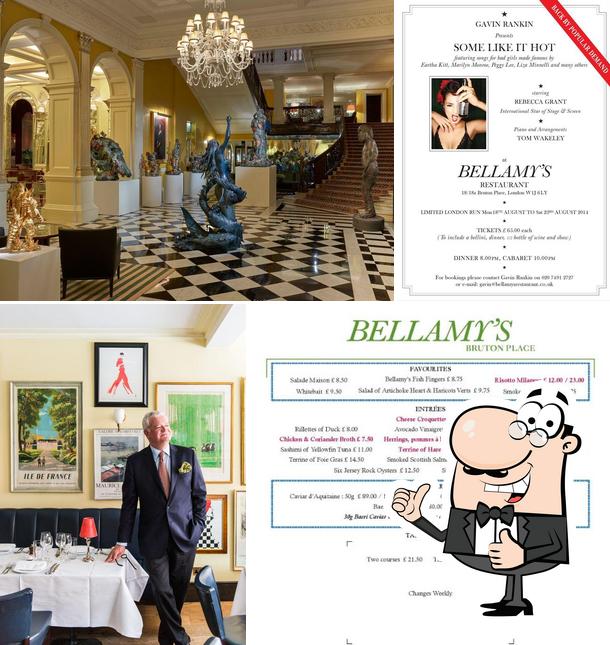 Bellamy's Restaurant, London - Restaurant menu, prices and reviews
