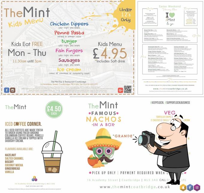 The Mint in Coatbridge - British restaurant menu and reviews