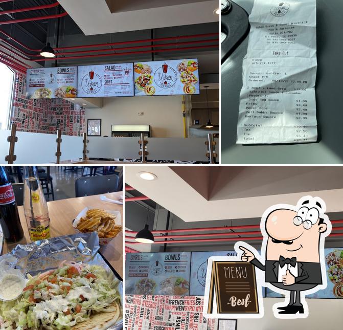 Urban Gyros, El Paso - Restaurant menu, prices and reviews