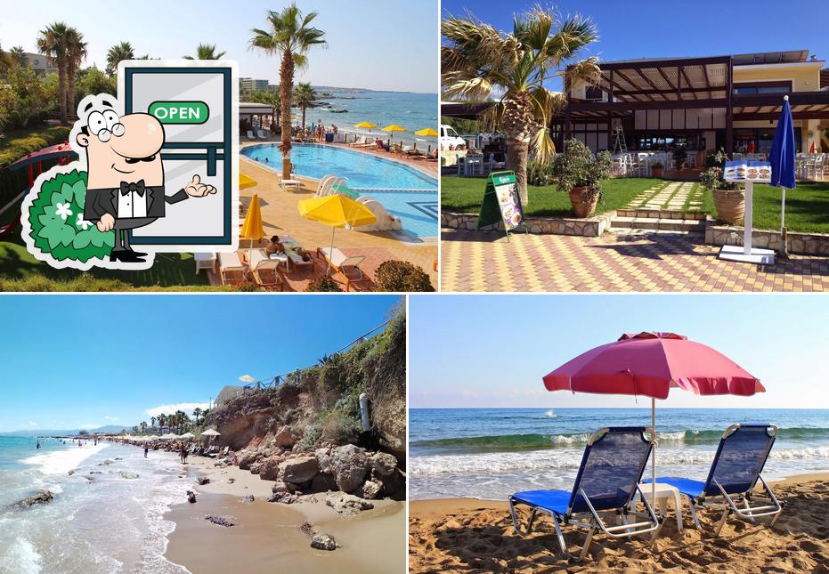 Meltemi - Beach Bar Restaurant, Limenas Chersonisou, Periochi Plaka ...