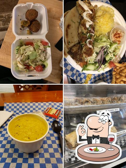 Restaurante Greek Express, Bellevue, Factoria Square Mall SE h2 - Carta ...