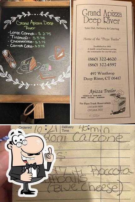 Apizza Grande Deep River in Deep River - Restaurant menu and reviews
