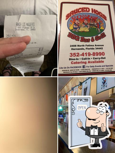 Sauced Hogs, 2408 N Fatima Ave in Hernando - Restaurant menu and reviews