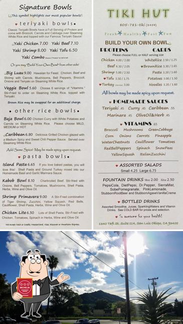 Tiki Hut in San Luis Obispo - Restaurant menu and reviews