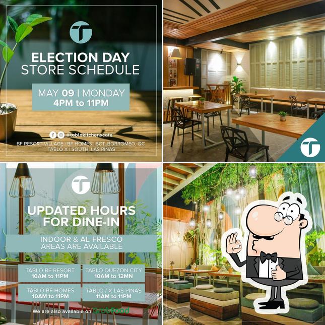 Tablo Kitchen x Cafe BF Resort Village, Las Pinas - Restaurant menu and ...