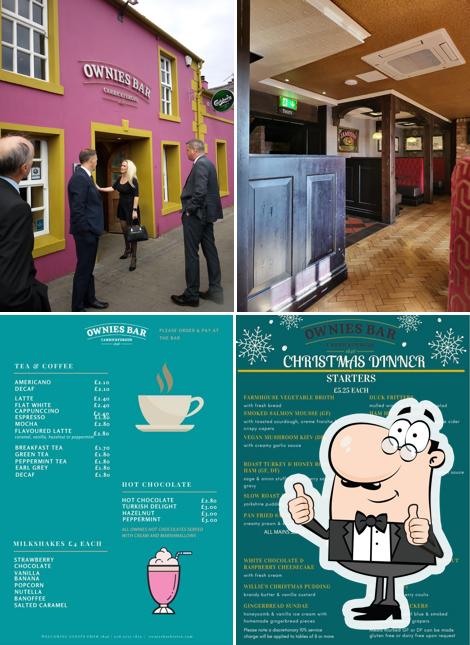 Ownies Bar and Bistro in Carrickfergus - Restaurant menu and reviews