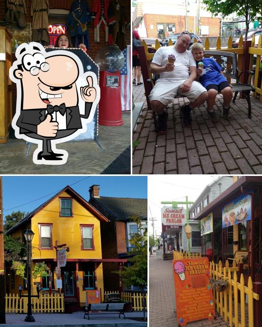Sunset Ice Cream Parlor in Gettysburg - Restaurant menu and reviews